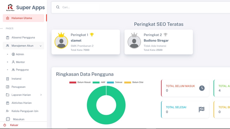 Aplikasi Absensi Magang