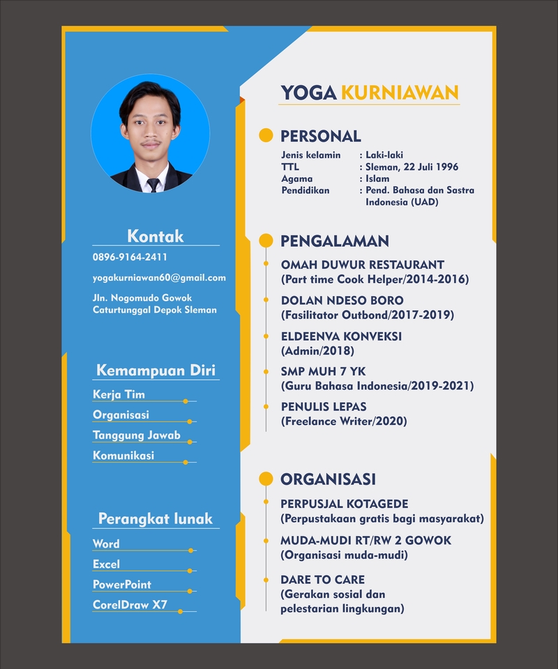 CV DAN PORTOFOLIO MENARIK