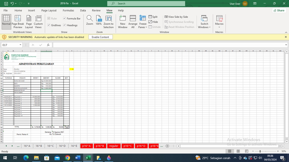 entry data Fast Respon