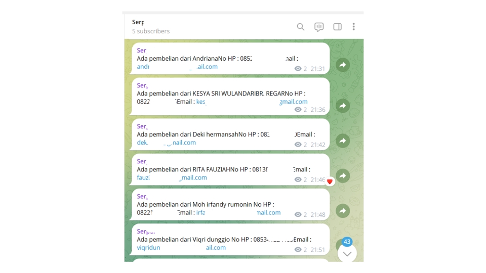 Jasa Pembuatan Bot Telegram untuk Notifikasi Konversi via Google Tag ...