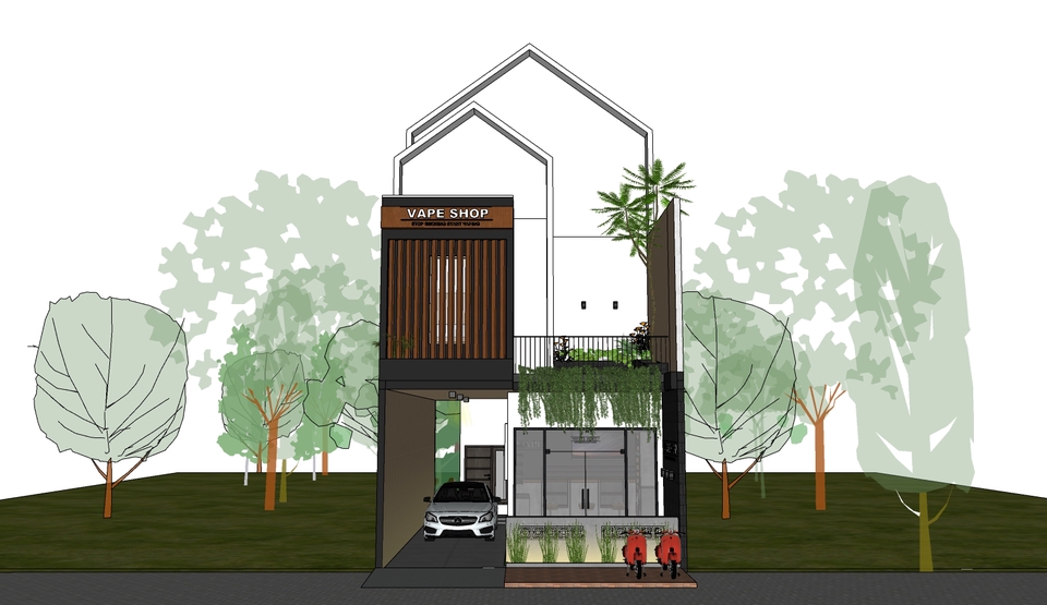 JASA DESAIN 2D DAN 3D RUMAH,RUKO,TOKO, CAFE,DLL. DESAIN INTERIOR DAN ...