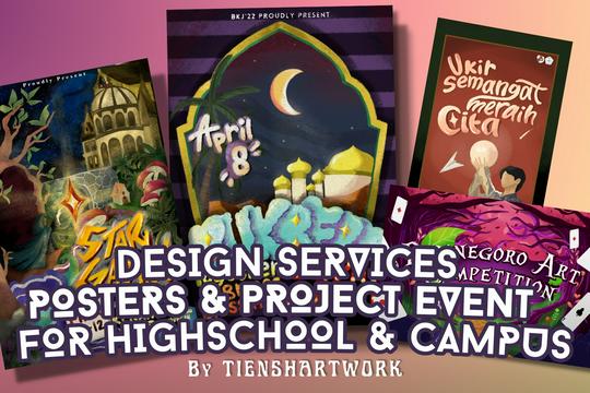 Posters Design for School Or Campus Event