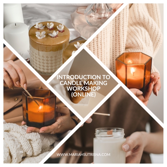 Introduction to Candle Making Workshop (ONLINE)