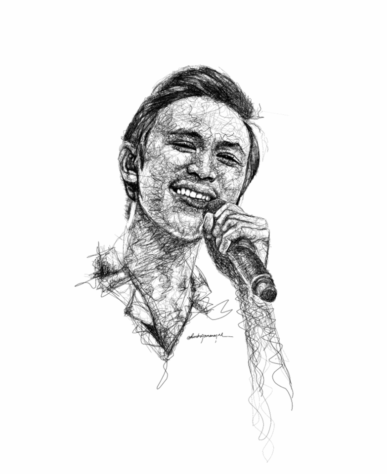 Gambar sketsa/illustrasi/scribble art
