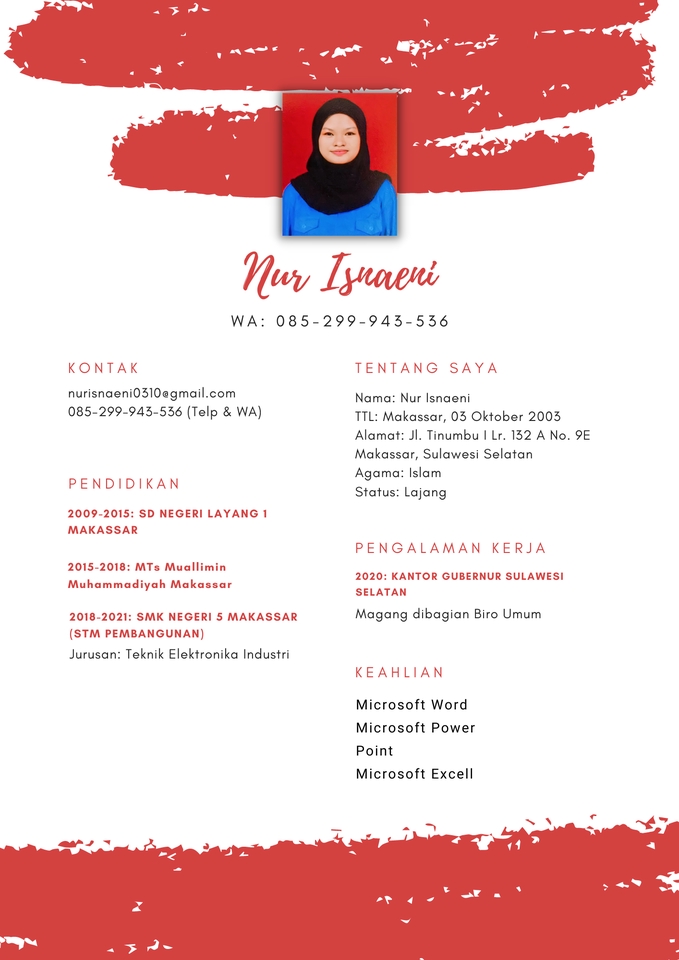 Desain PPT & CV Kamu Disini