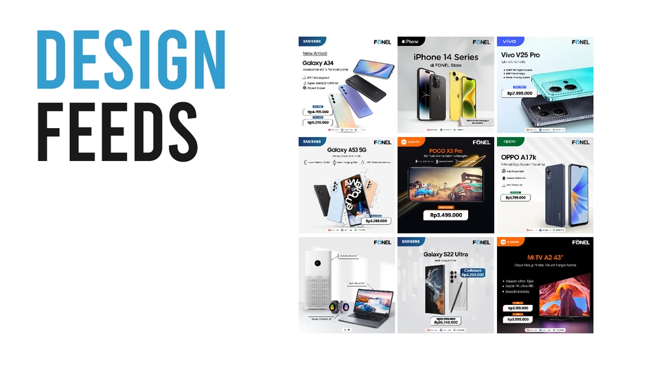 Design Feed Sosial Media (IG, FB, TWITTER, WA) Paket Murah
