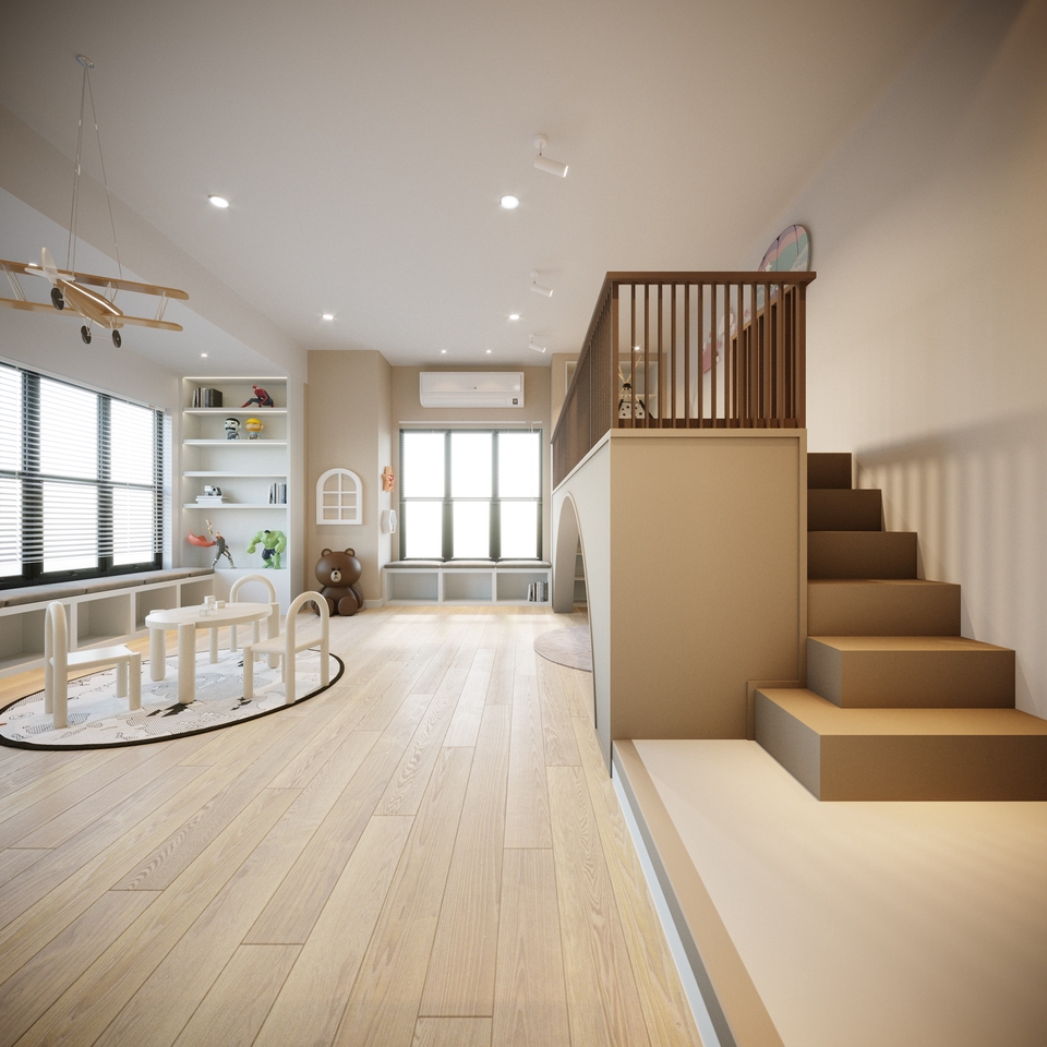 รับทำภาพ 3D Perspective ขึ้นโมเดล 3D งาน Exterior & Interior