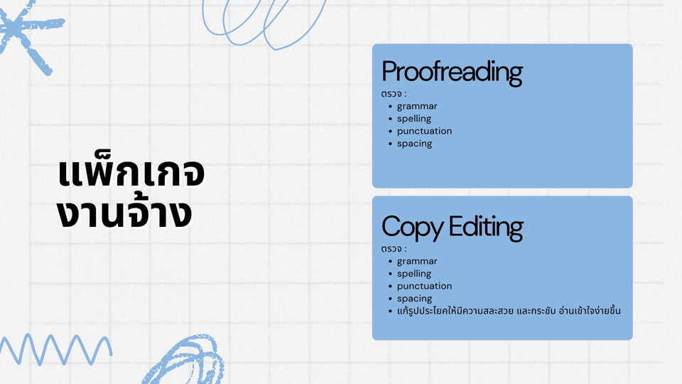 EN Proofreading / Copy Editing