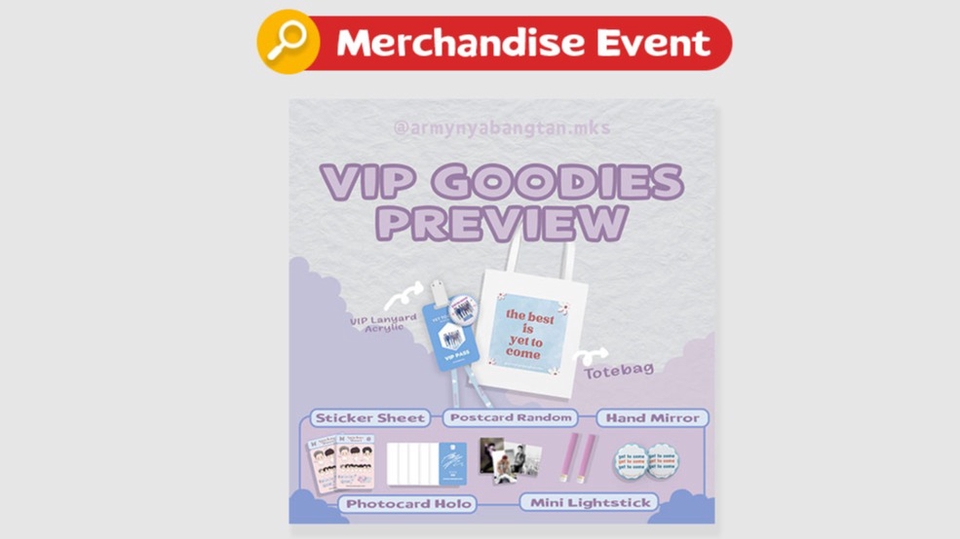 Desain Merchandise Untuk Event Kpop dan Segala Jenis Event