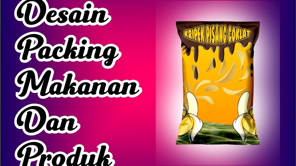 Desain Packing dan Label Sebuah produk yang menarik dan modren