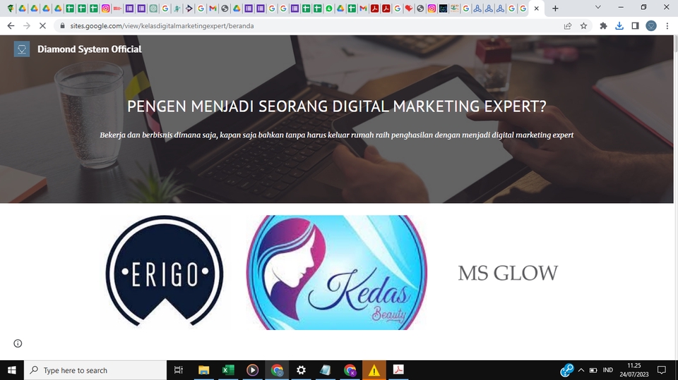 Pembuatan website berbasis wordpress & landing page promosi