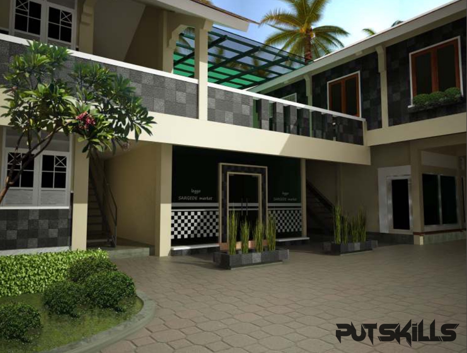 3D DESIGN ARSITEK & EKSTERIOR RUMAH TINGGAL