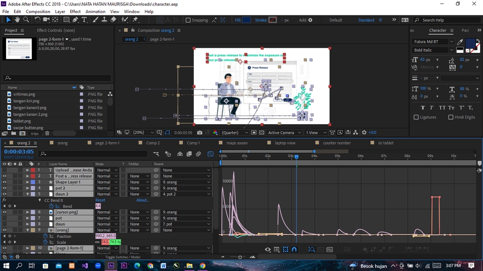Animasi Motion Graphic Video Iklan Infografis dan Editing Video Cinematic