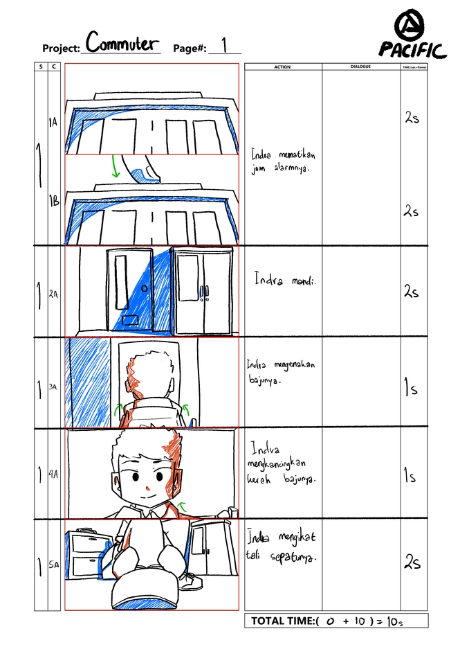 Storyboard Untuk Video, Film, atau Iklan