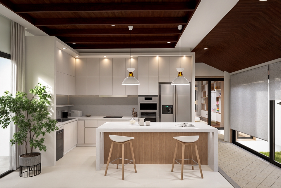 รับ render ภาพภายใน 3d visualization/ perspective render exterior ...