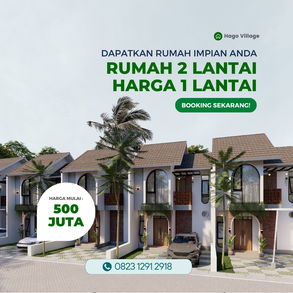 Desain Flyer Perumahan Khusus Iklan Winning