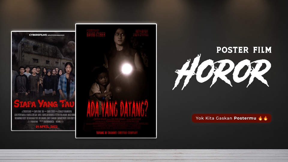(SIAP CEPAT) DESAIN POSTER FILM PROFESSIONAL