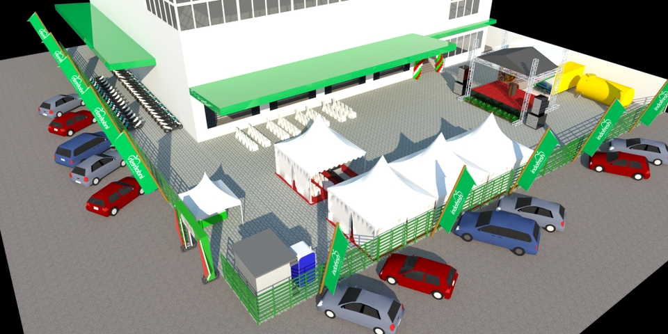 Jasa Pembuatan Design 3D (Event Layout OutDoor/ Indoor, Booth ...