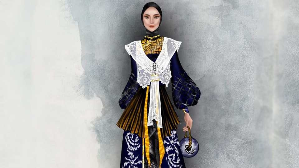 JASA DESAIN BUSANA CASUAL LOOK/KEBAYA/GOWN/NATCOS