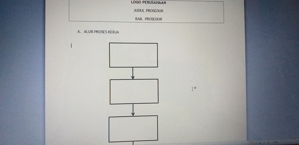 Konsultasi sampai pembuatan SOP (Standard Operating Procedure)