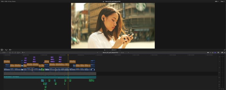 รับตัดต่อ(EDITOR) / ทำสี (Colorist) / Animated Info Graphic