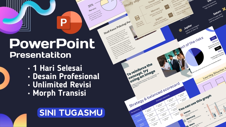 [SINI TUGASMU] DESAIN PRESENTASI POWERPOINT PPT