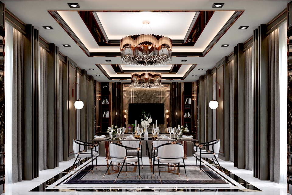 3D Perspective Render Interior