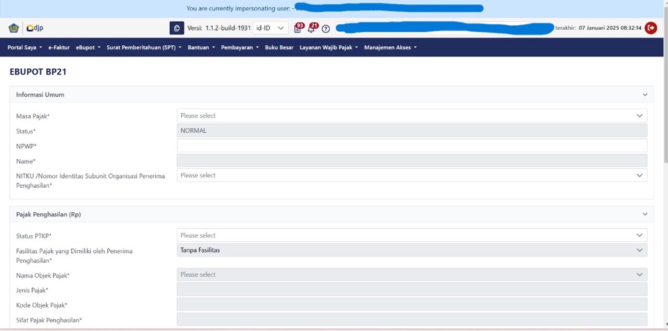 JASA PERHITUNGAN, PENGINPUTAN, PELAPORAN SPT MASA PPH 21 BY CORETAX PAJAK