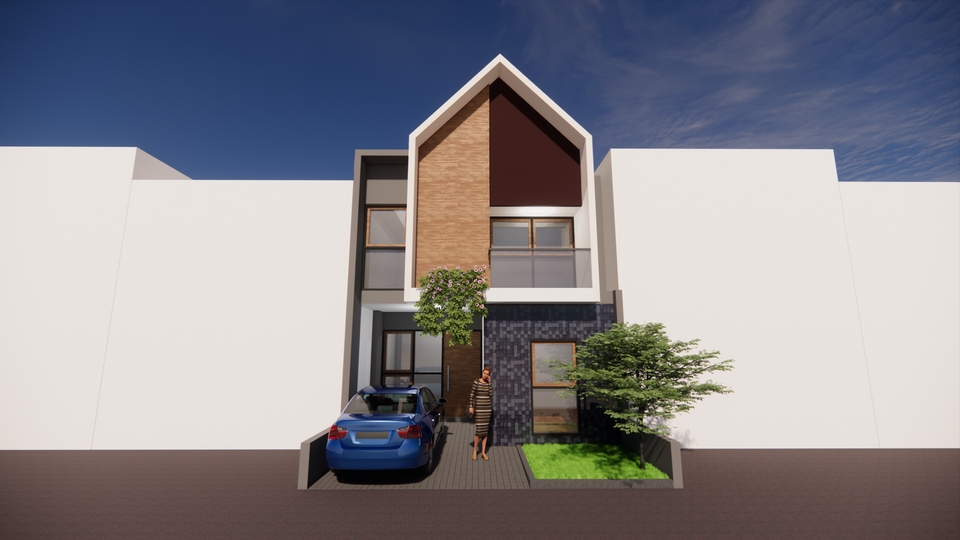 Sketch Up Modelling Bangunan dan Render