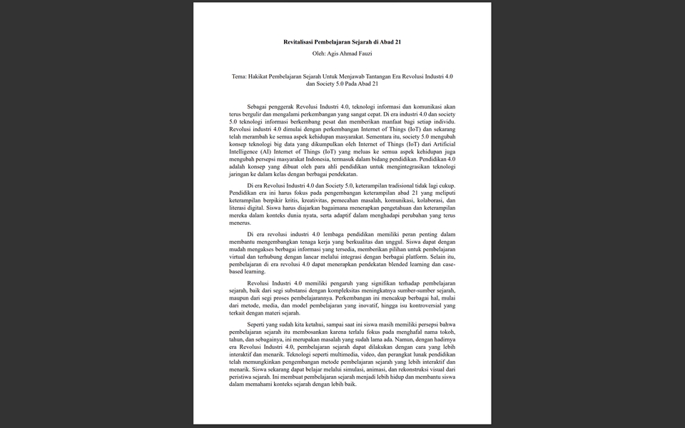 Joki Tugas Jurnal, Makalah, Essay dan lainnya.