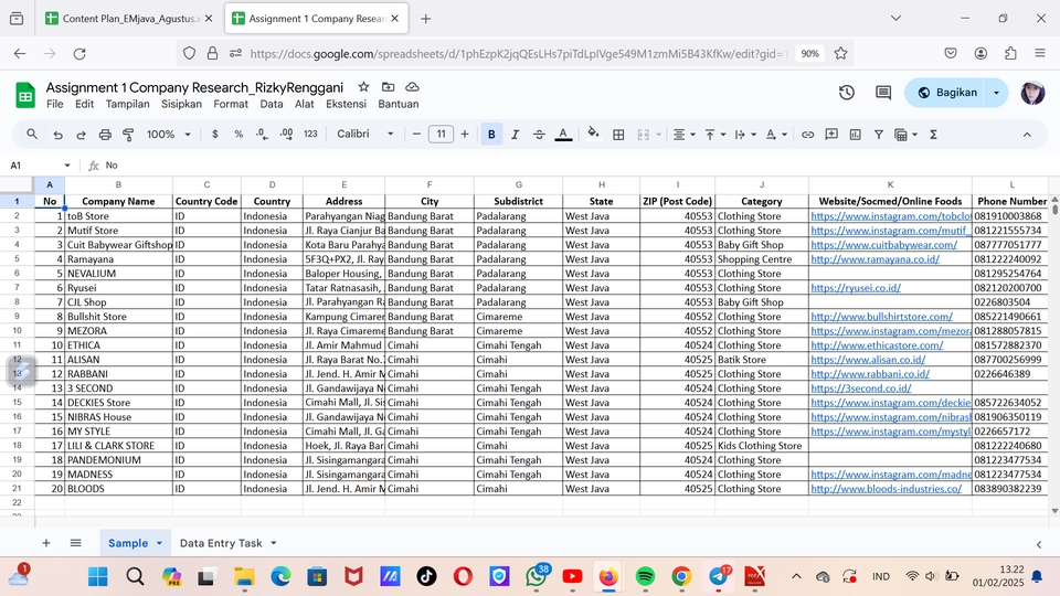 JASA DATA ENTRY (akurat, cepat, rapi dan terpercaya)