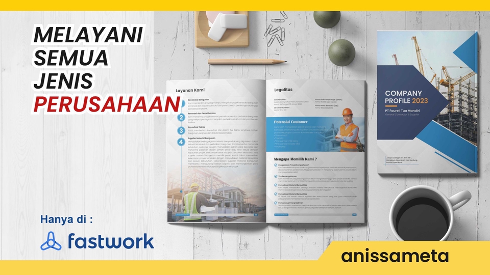 Desain Company Profile / Portofolio Perusahaan / Buku Perusahaan