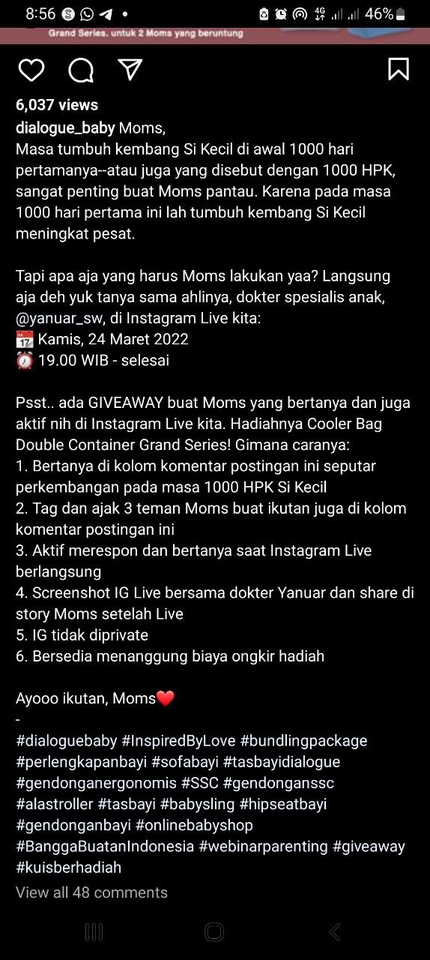 Jasa Buat Caption IG dengan Copywriting