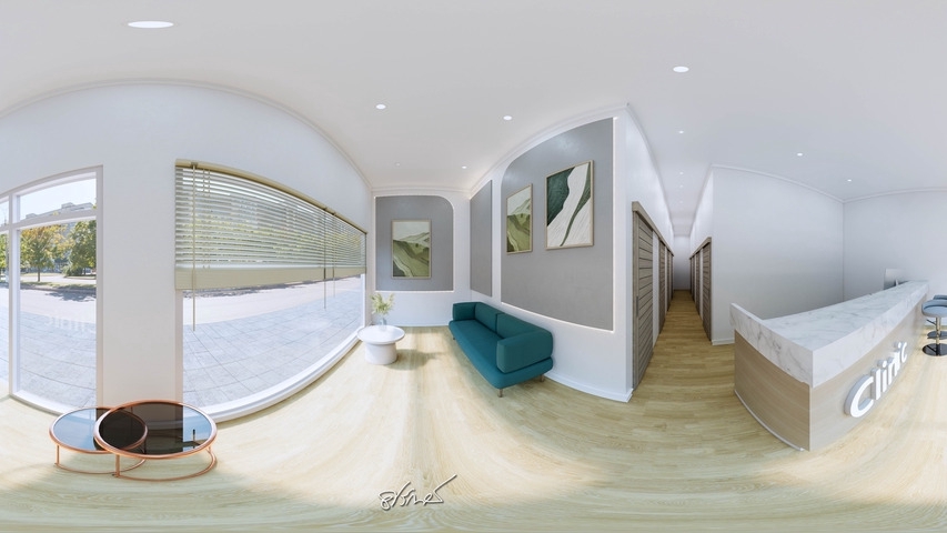 ภาพ 3D Render Perspective ภายนอก / ภายใน Interior and Exterior