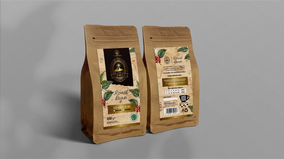 DESAIN LABEL & PACKAGING PROFESIONAL & UMKM REVISI TANPA BATAS