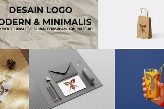 LOGO MINIMALIS, SIMPEL DAN MODEREN