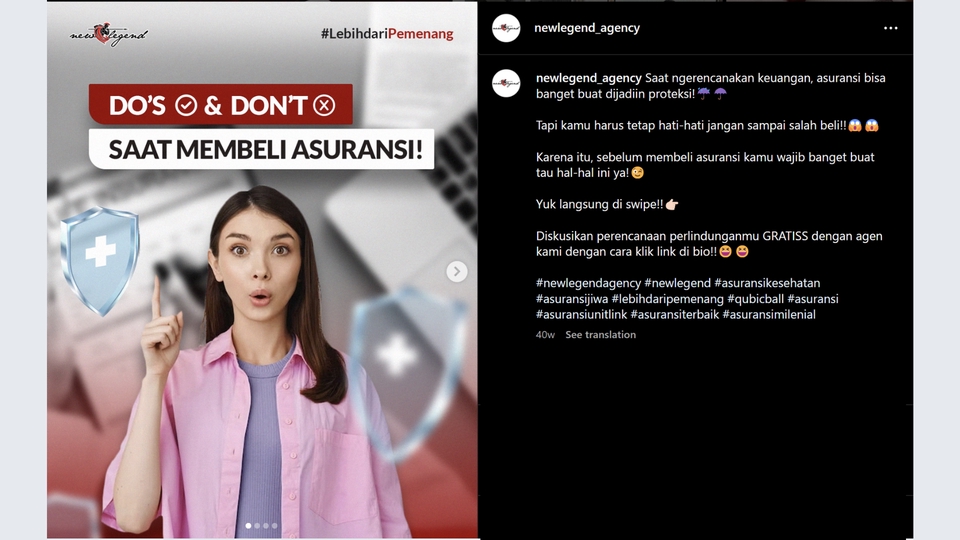 Caption Media Sosial