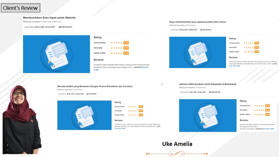 Jasa Virtual Assistant | Administrasi Online | Customer Service | Data Entry | Review Online Shop
