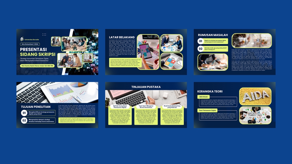 Desain PPT Presentasi / Pitch Deck/ Perusahaan, seminar, sidang, laporan tahunan