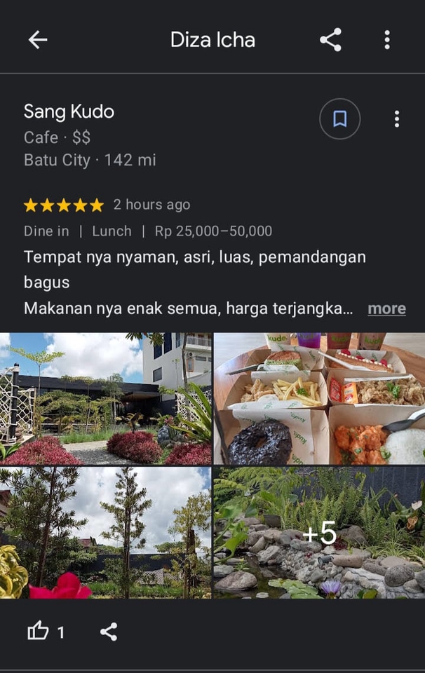 Jasa Review Google Business melalui Maps, Local Guide Level 6.