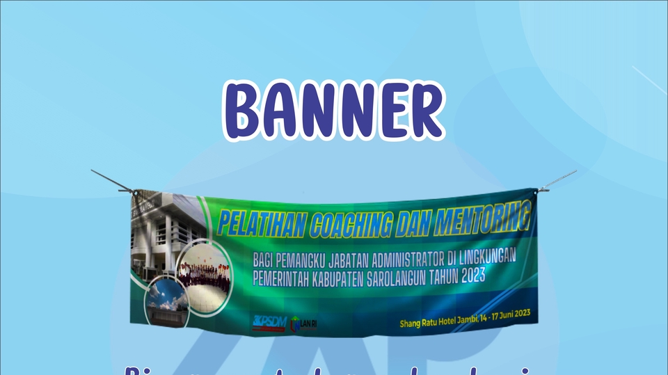 Design banner sederhana 1 hari jadi