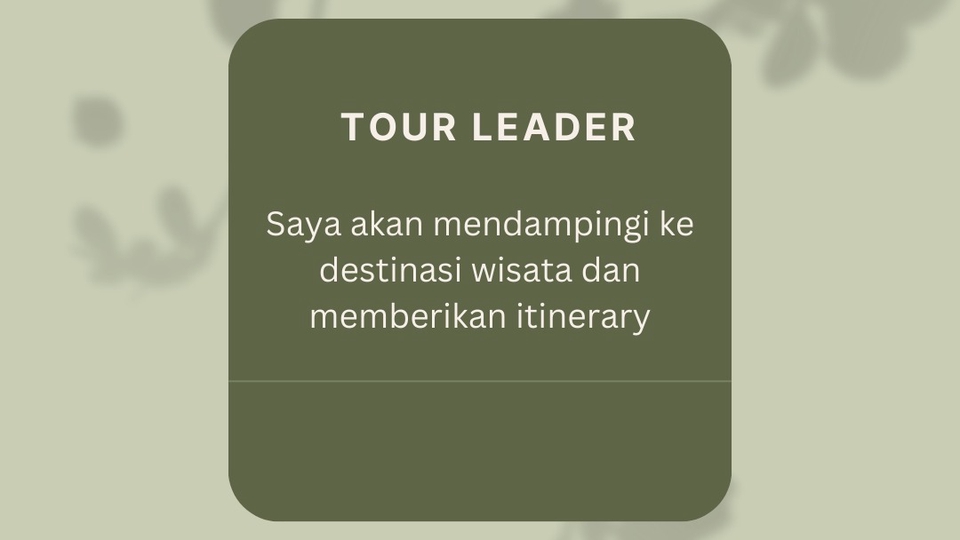 Tour Leader