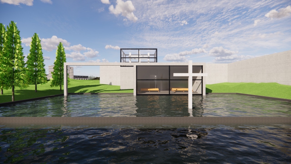 Desain DED, interior dan eksterior dan RAB