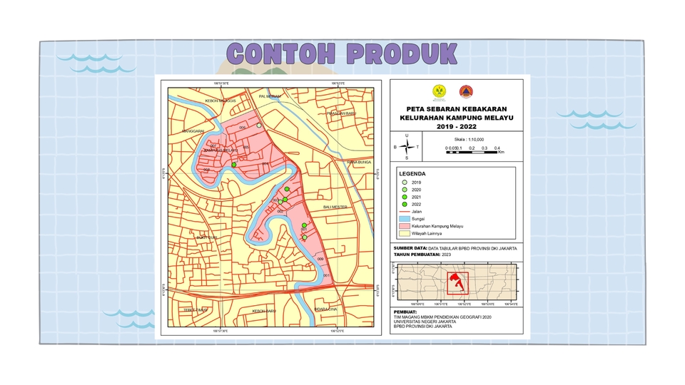 Jasa Pembuatan peta menggunakan ArcGis/QGis