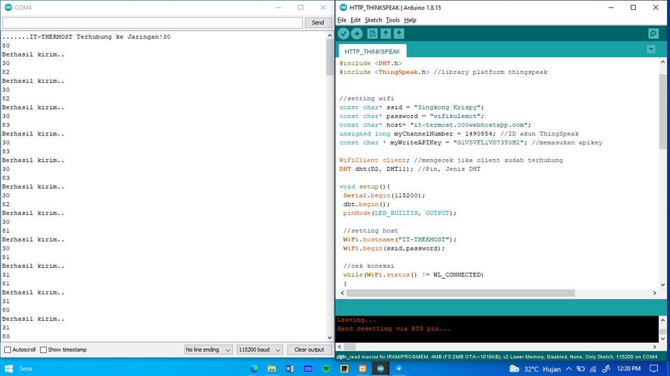 Jasa Pembuatan Project Monitoring IoT