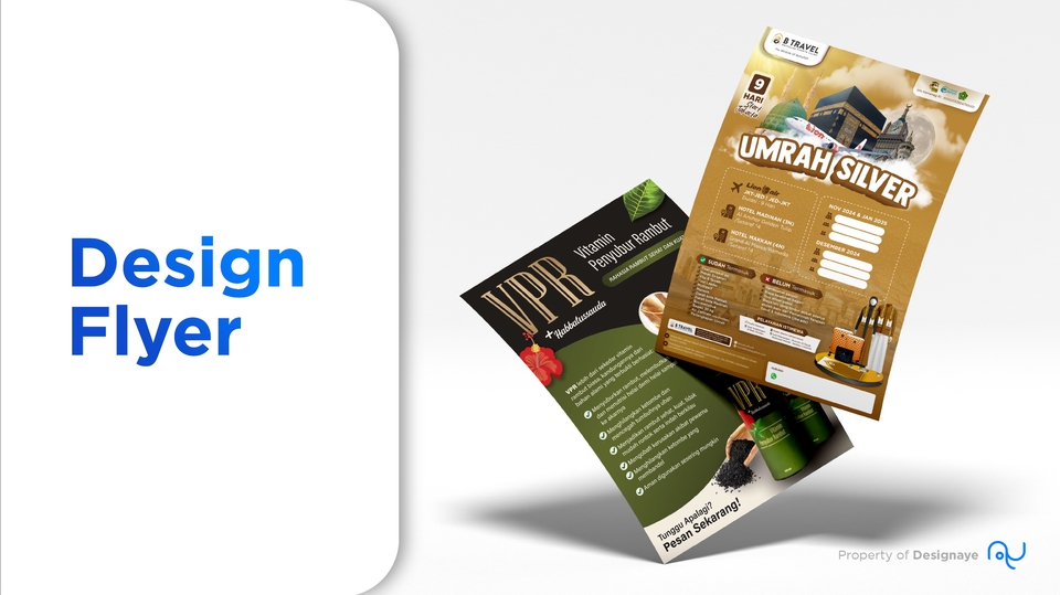 DESAIN FLYER, BROSUR, POSTER, INFOGRAFIS, DLL (FAST DELIVERY)