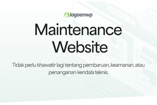 Maintenance Situs WordPress