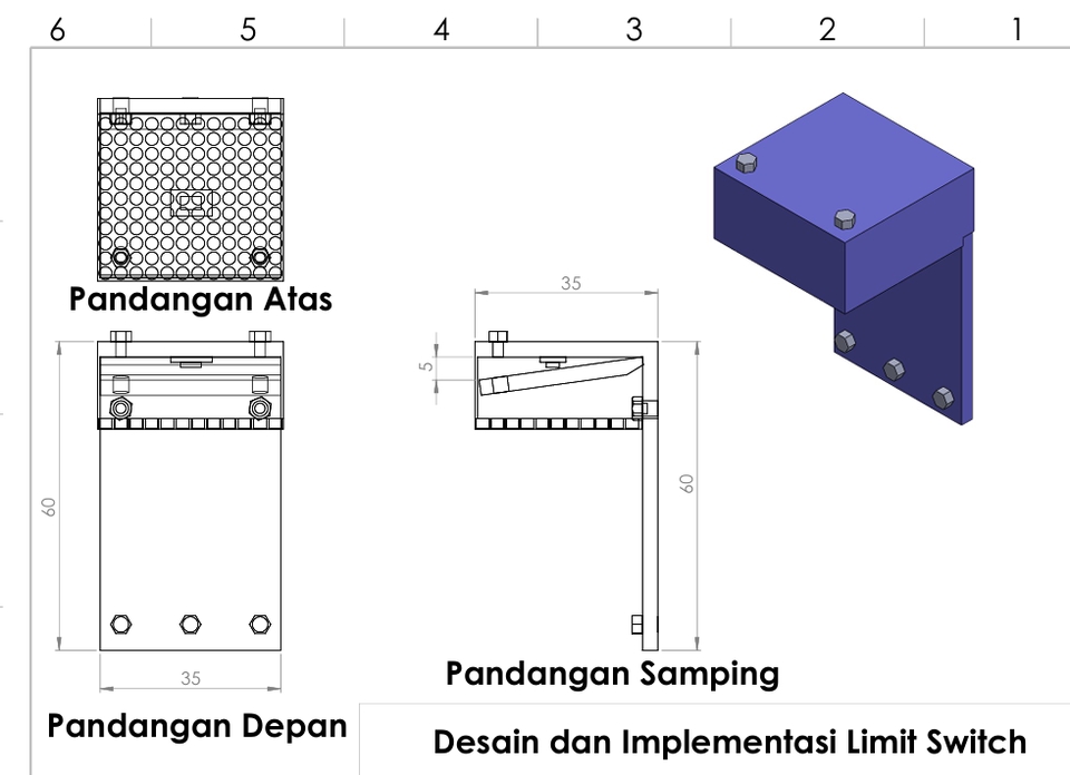 Desain Drawing Mechanical