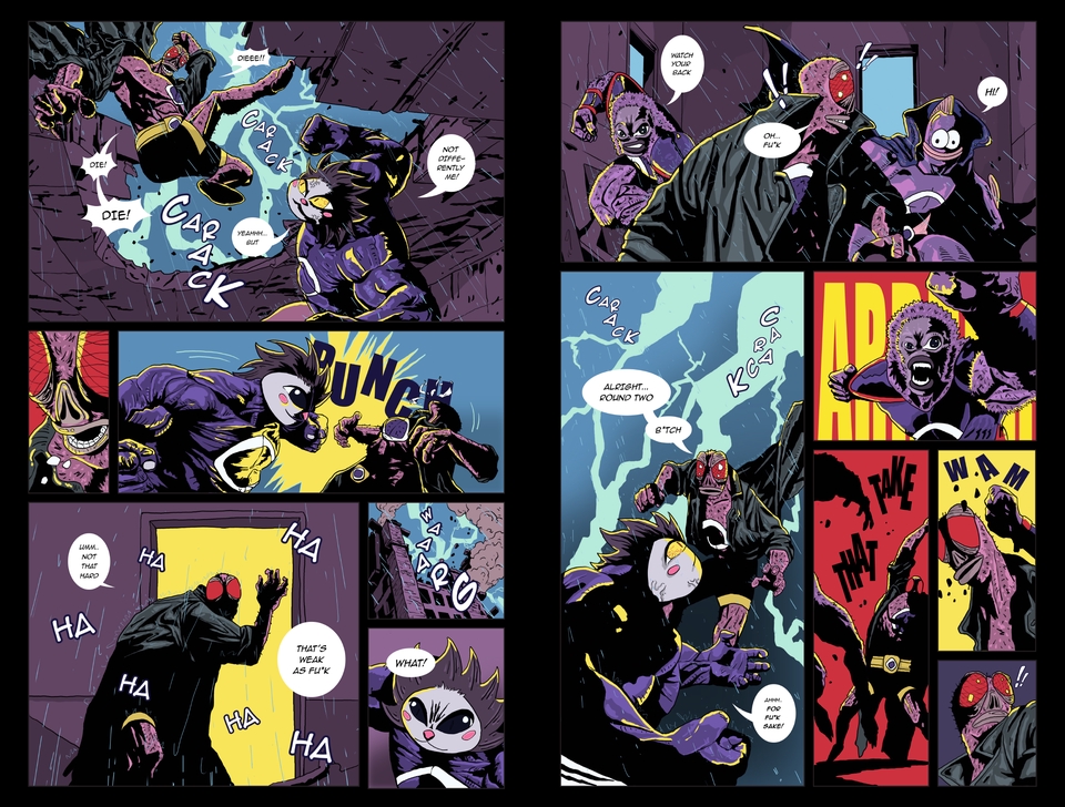 รับวาดงาน American comic style