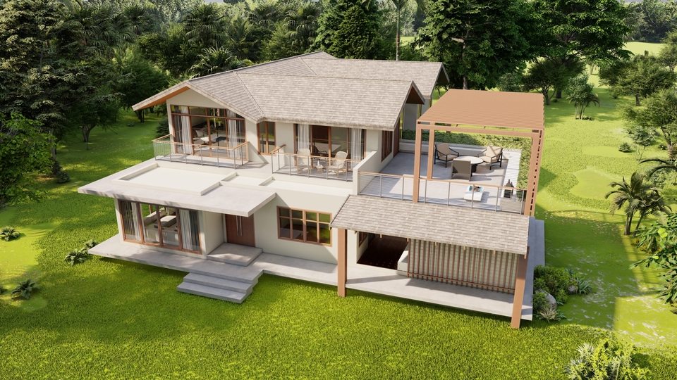 ออกแบบ เขียนแบบ render perspective 3D and VDO